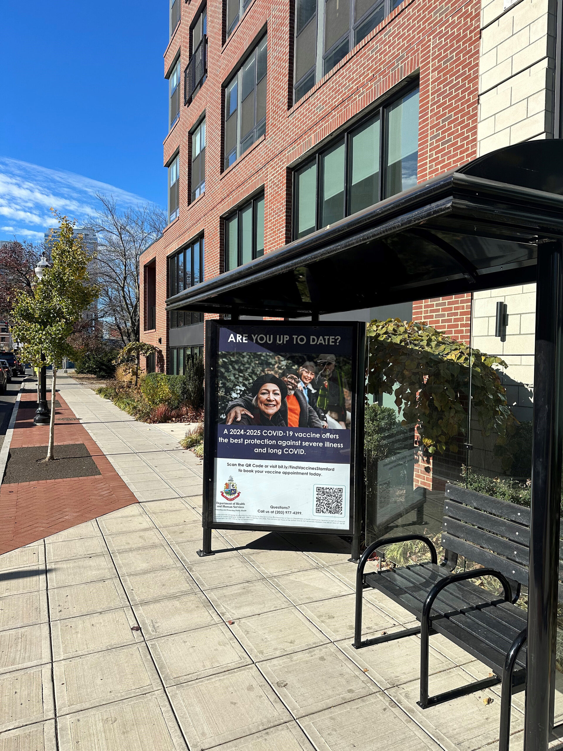Bus Benches for Vaccine Education - Conceptual Communications